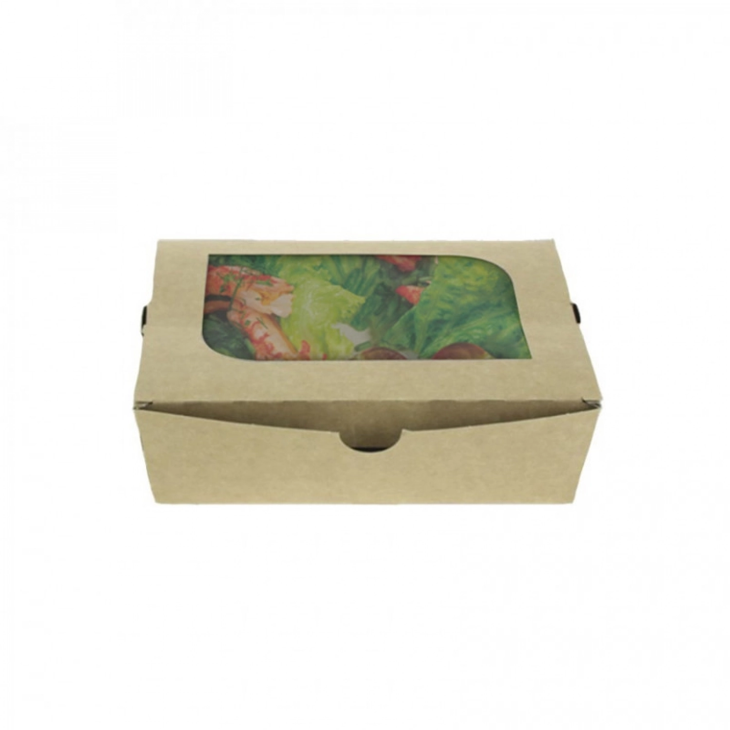 Compre 175 unidades. Tigela de papel kraft com janela (1000cc) | Ref ...